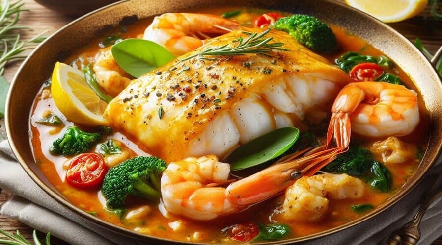 Pescada em Molho Marinheiro - Sabores á Mesa