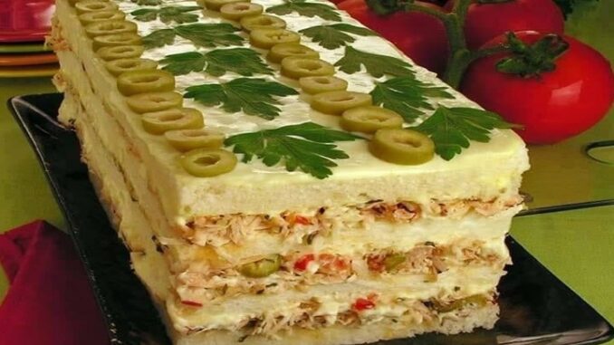 Torta Fria de Frango - Sabores á Mesa