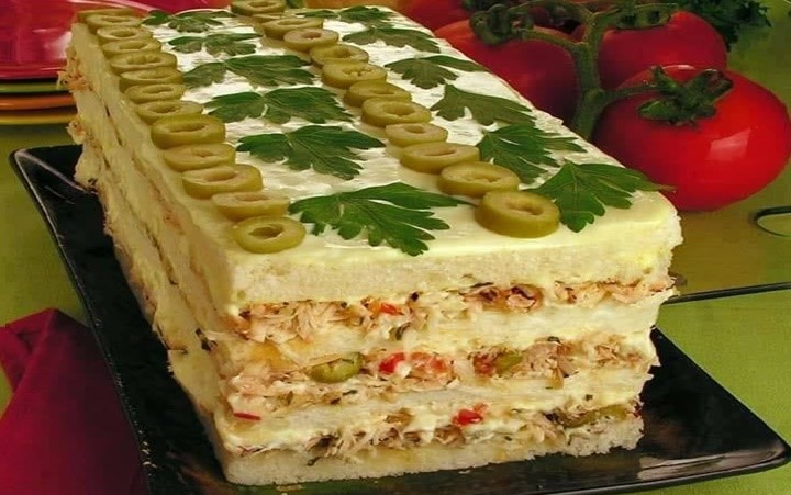 Torta Fria de Frango - Sabores á Mesa